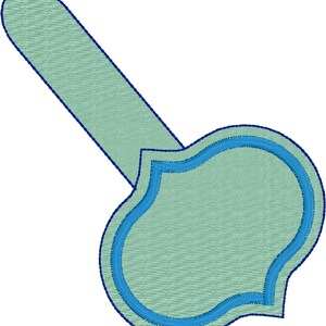 Machine Embroidery Design, Set of 4 Blank Key Fob ITH Machine ...