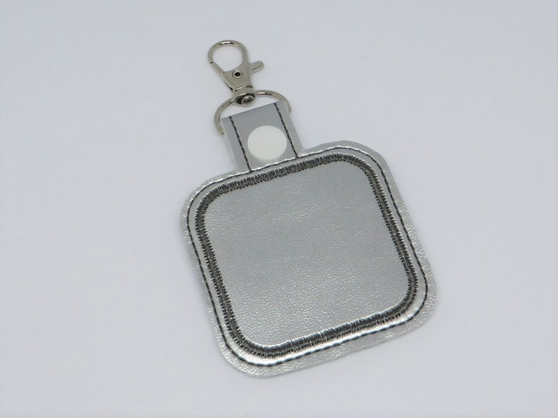 Machine Embroidery Design 4 Basic Shapes Blank Key Fob ITH - Etsy