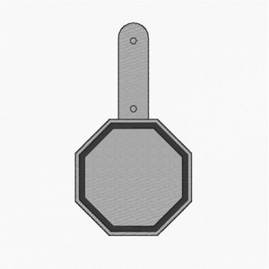 Blank Key Fob 4 Machine Embroidery Design, Circle Square Heart Octagon ...