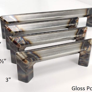 Unique Tig Welded Cabinet Pull Handle Mill Finish Raw Steel Color - Etsy