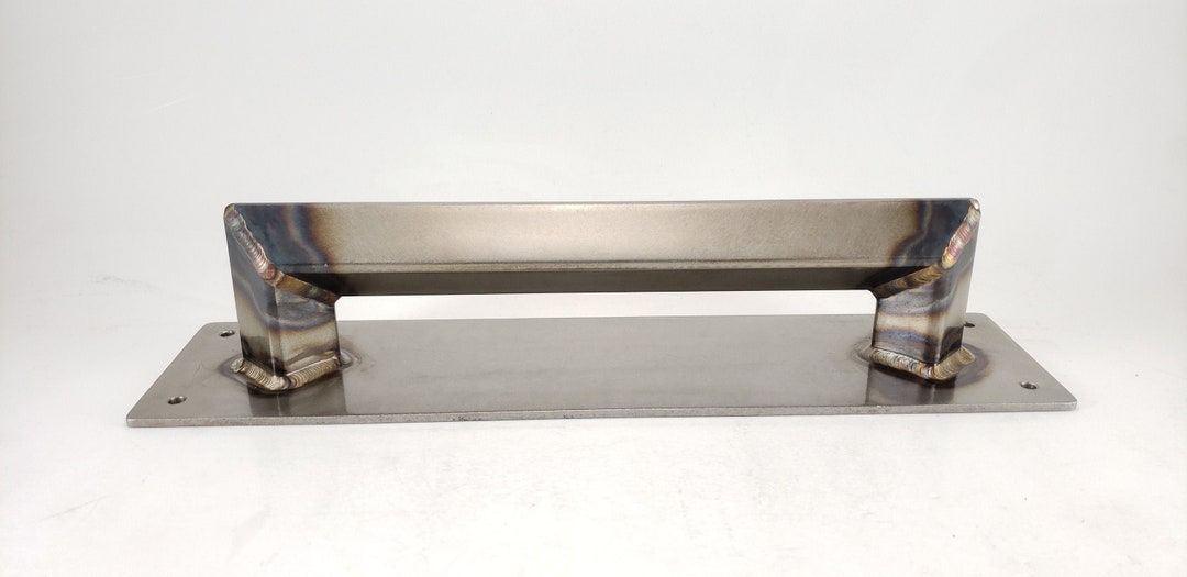 Unique Tig Welded 10" Barn Door Handle Pull Buffed Finish Artsy Raw ...