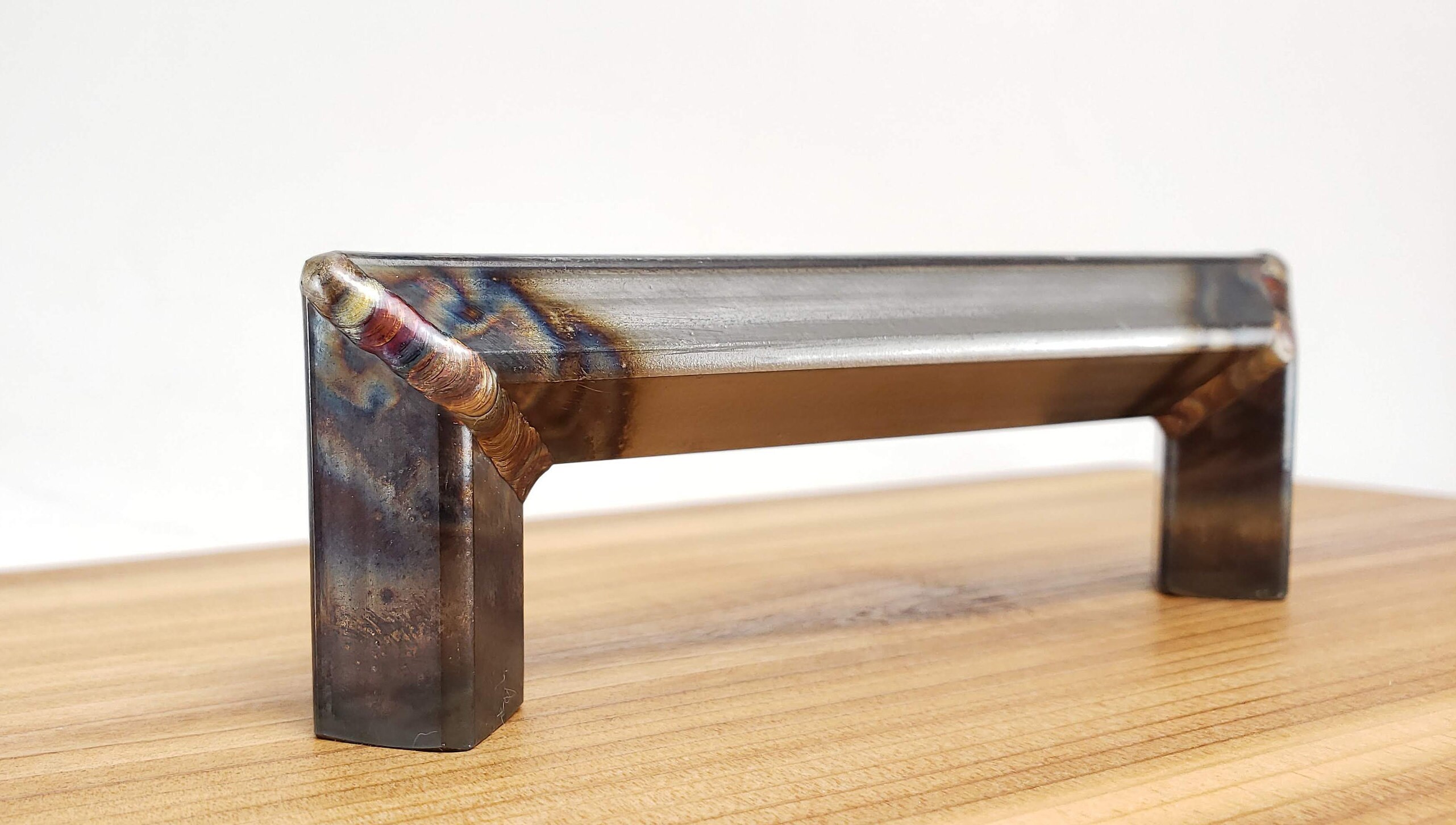 Unique Tig Welded Cabinet Pull Handle Mill Finish raw steel | Etsy