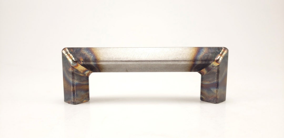 Unique Tig Welded Cabinet Pull Handle Buffed Finish Raw Steel Color - Etsy