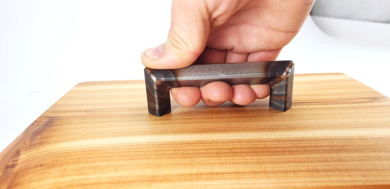 Unique Tig Welded Cabinet Pull Handle Buffed Finish Raw Steel Color - Etsy