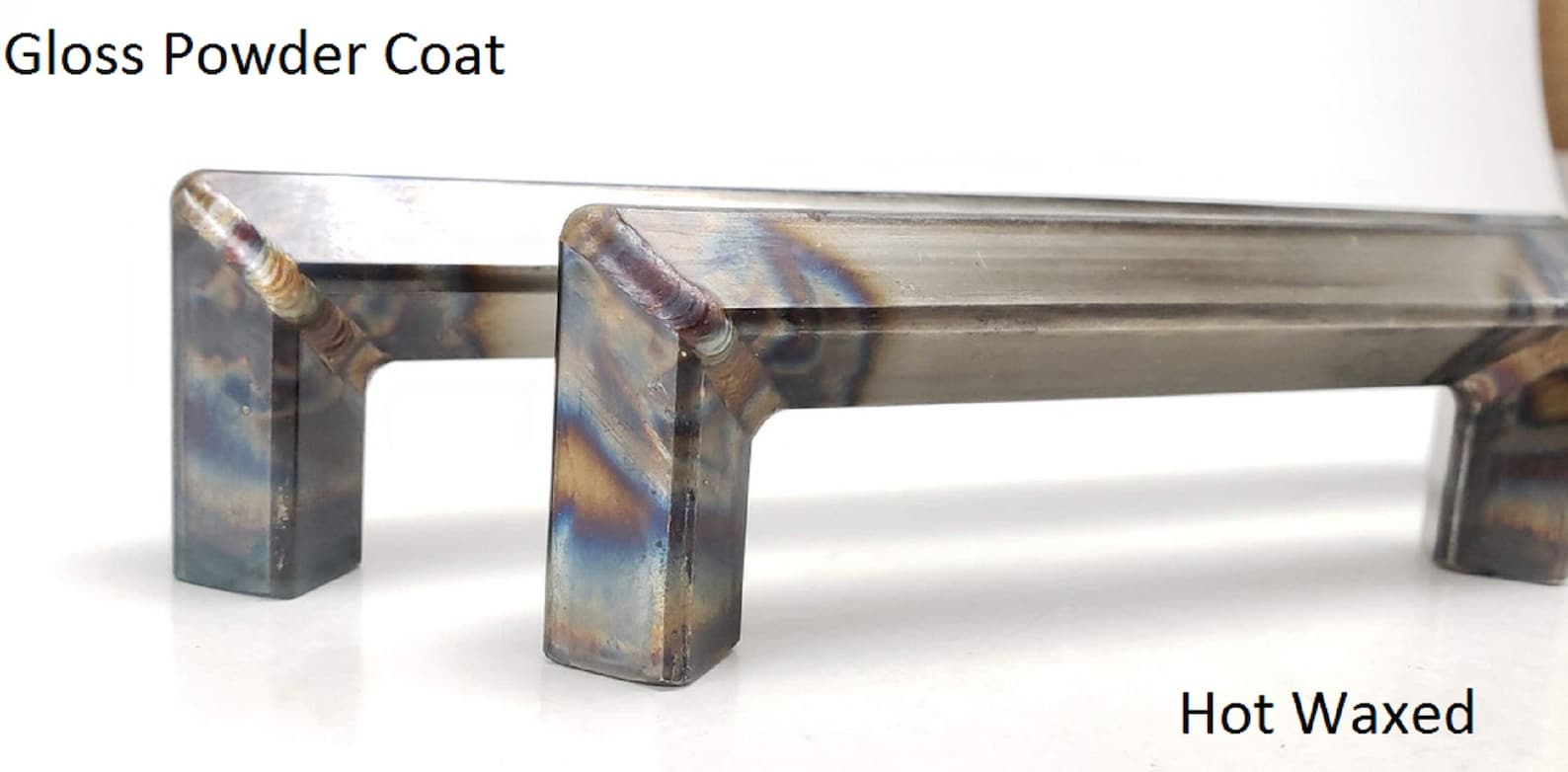 Unique Tig Welded Cabinet Pull Handle Mill Finish Raw Steel Color - Etsy