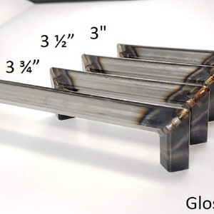 Unique Tig Welded Cabinet Pull Handle Mill Finish Raw Steel Color - Etsy