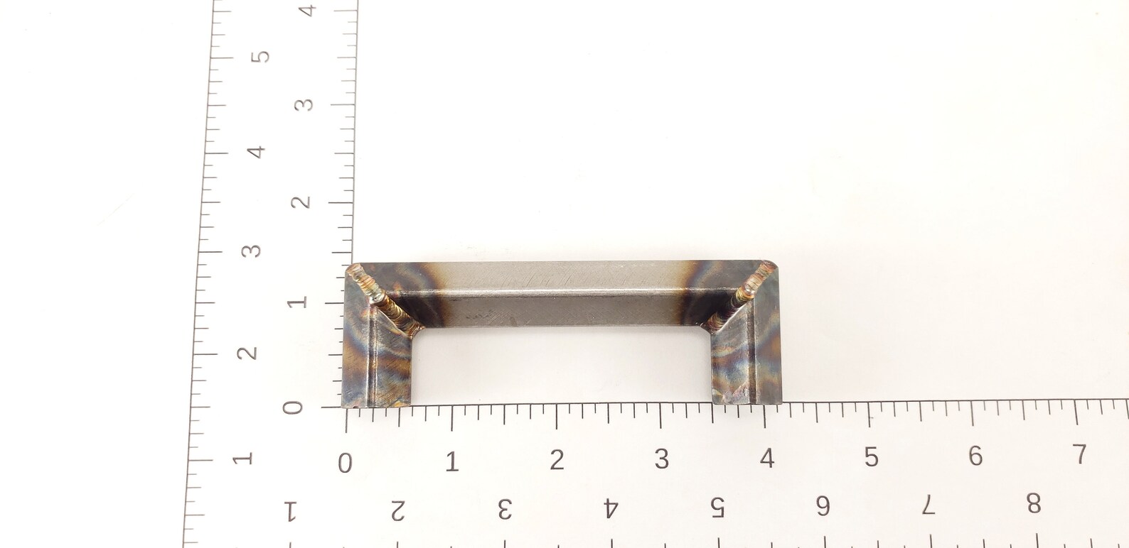 Unique Tig Welded Cabinet Pull Handle Buffed Finish Raw Steel | Etsy