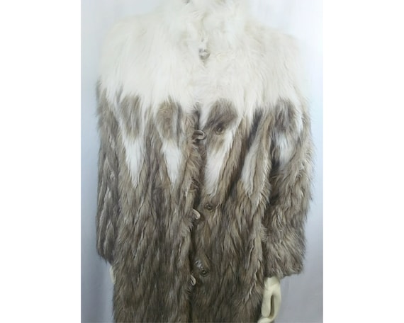 Vintage 1970's Astraka of London Faux Fur Coat; Two-… - Gem