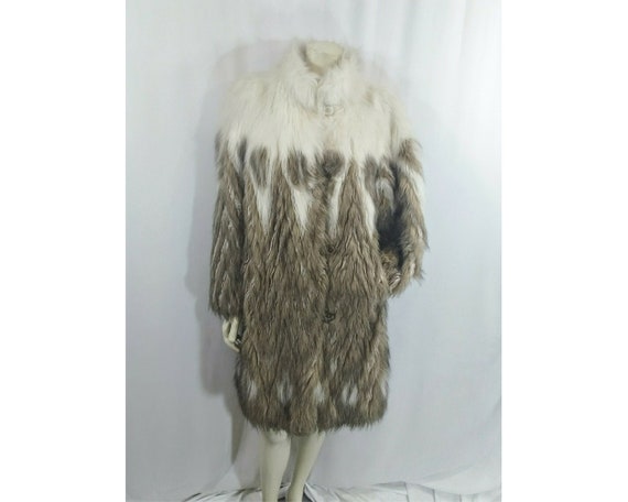 Vintage 1970's Astraka of London Faux Fur Coat; Two-… - Gem