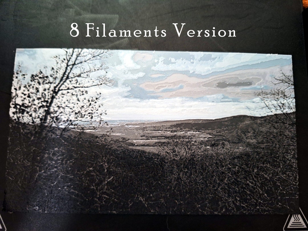 Eagle View 3D Hueforge STL Painting Digital File for 3D Printing - Etsy