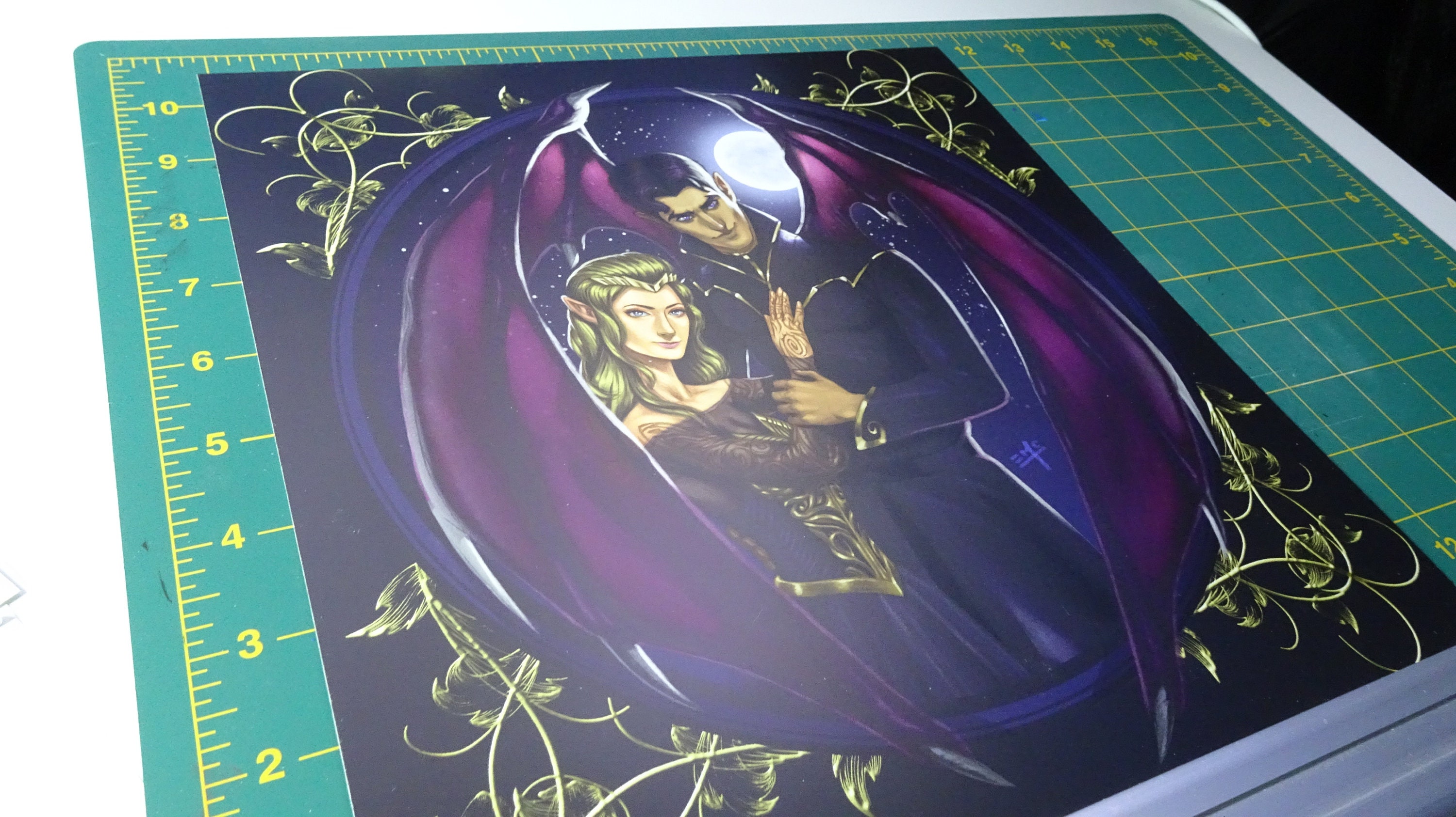 Feyre and Rhysand Fine Art Giclee Print - Original Artwork and Unframed ...