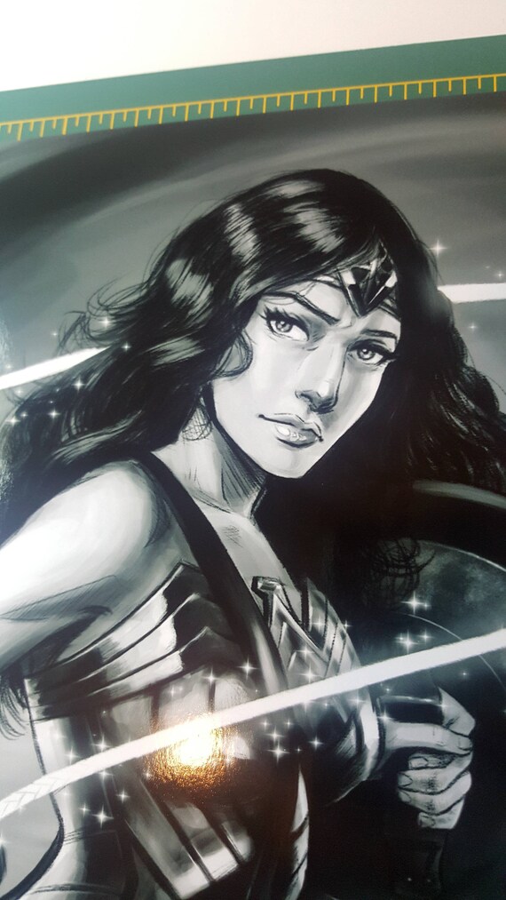 Wonder Woman Fine Art Print Original Artwork and Unframed - Etsy