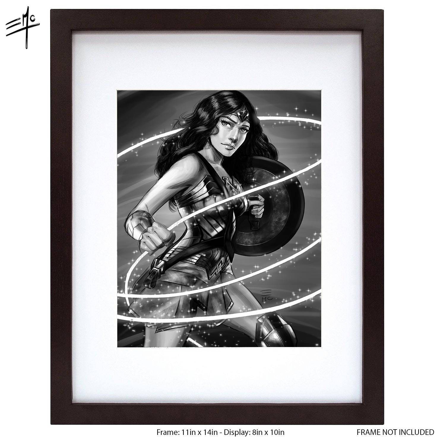 Wonder Woman Fine Art Print Original Artwork and Unframed Limited Run ...