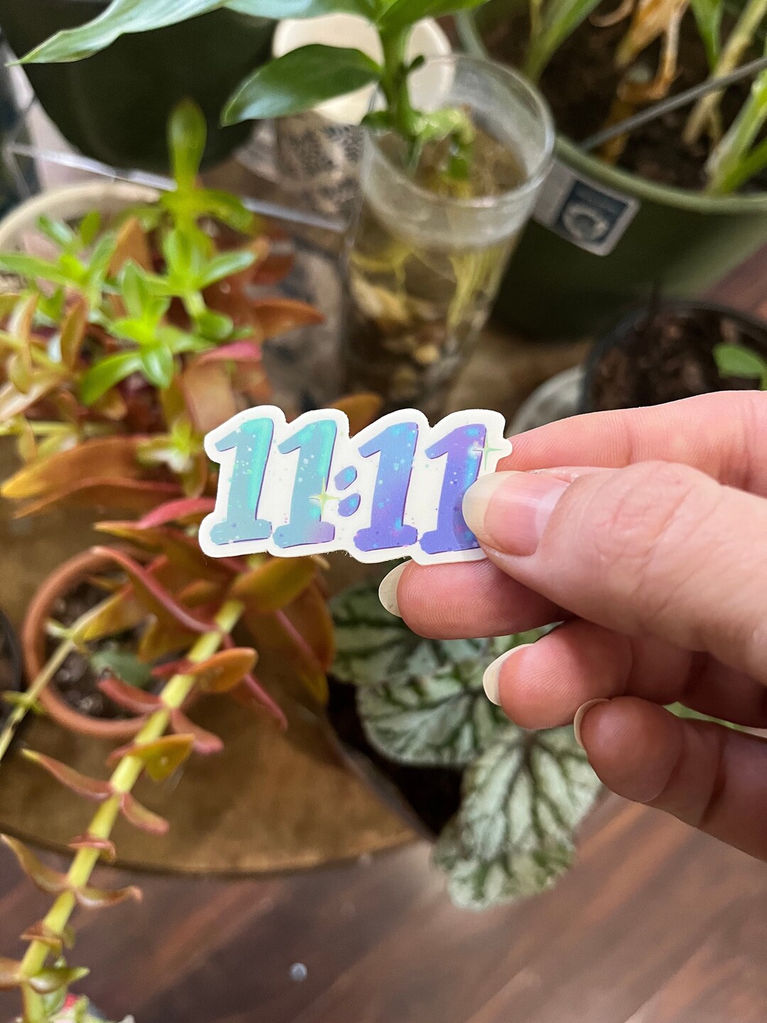 1111 Angel Number Sticker Numerical Sequence Spirituality Higher ...