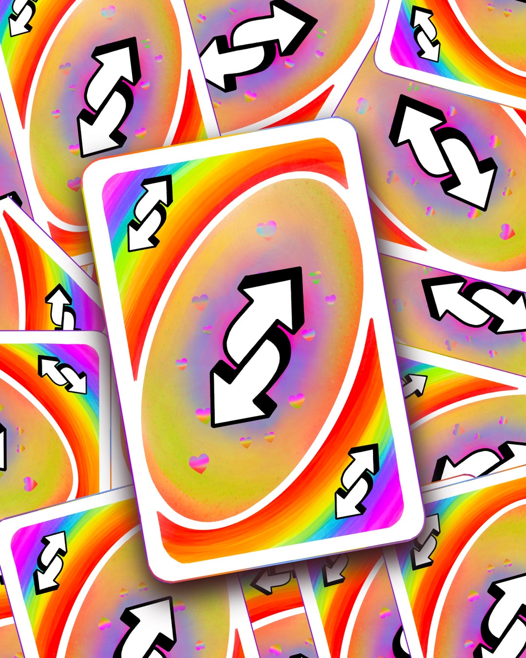 UNO Reverse Sticker | LGBTQIA+ | Vinyl Sticker | Gay Pride | Rainbow ...