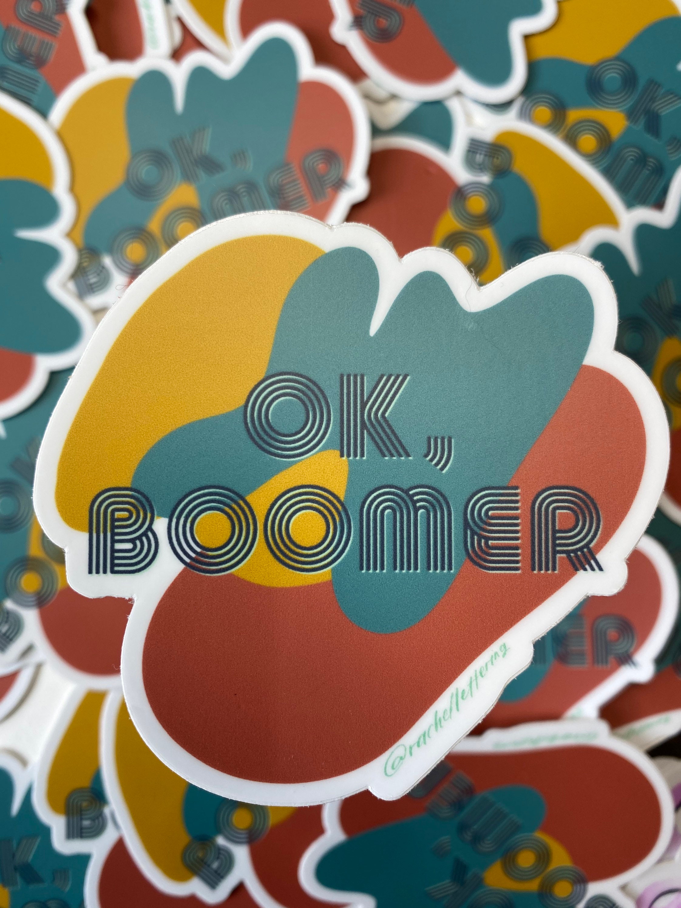 Ok Boomer Sticker / Okay Boomer Decal / Waterproof Sticker / - Etsy