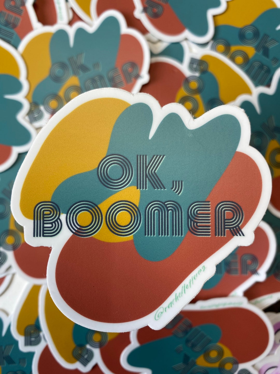 Ok Boomer Sticker / Okay Boomer Decal / Waterproof Sticker / - Etsy