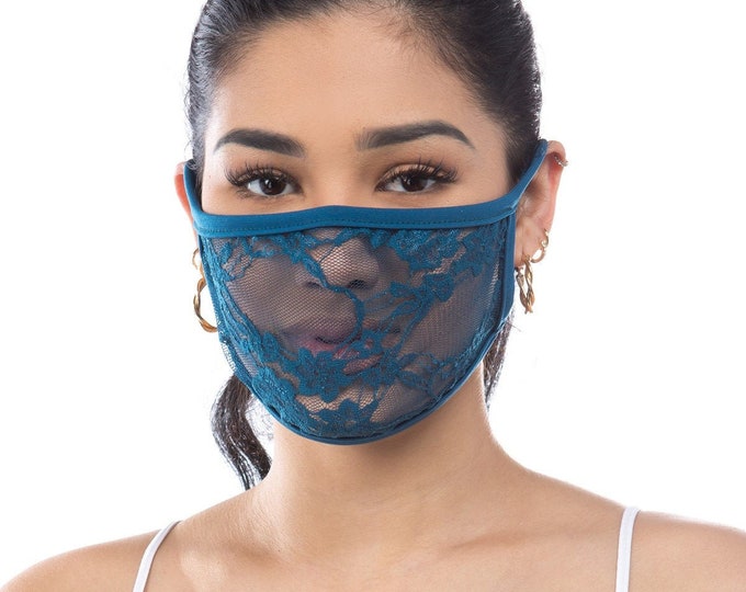 The Pearlescent Sheer Bridal Face Mask - Etsy