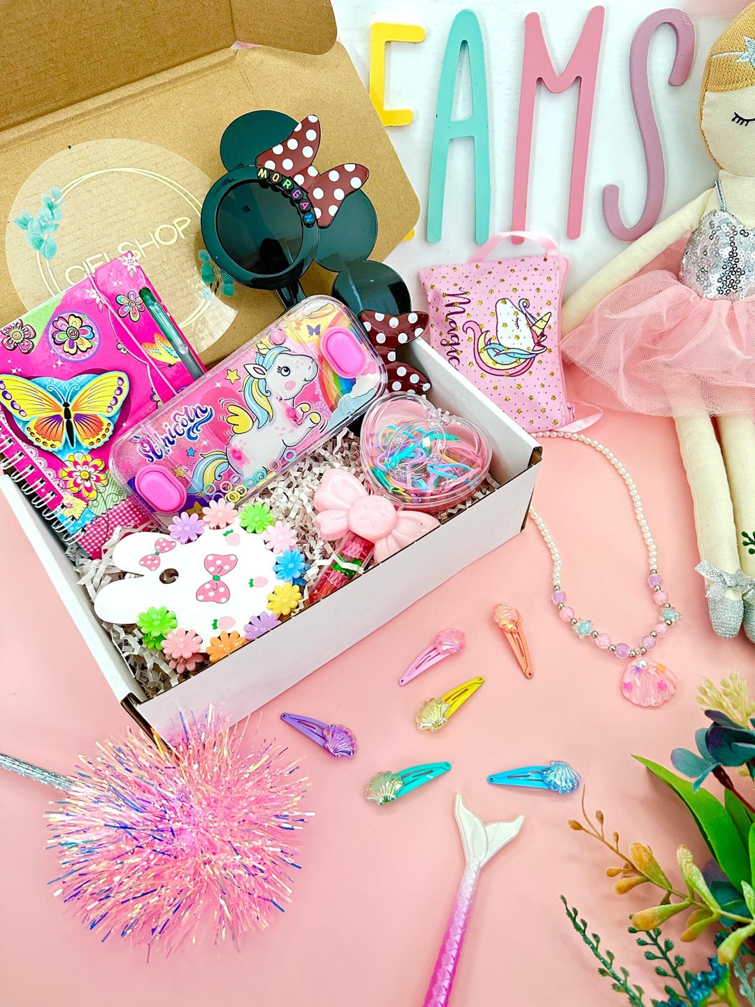 Personalized Gift Box for Little Girls | Birthday Gift Set | Custom ...