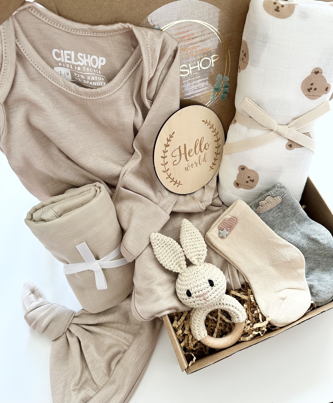 Newborn Gift Set for Boy & Girl | Gift for New Parents | Baby Shower ...