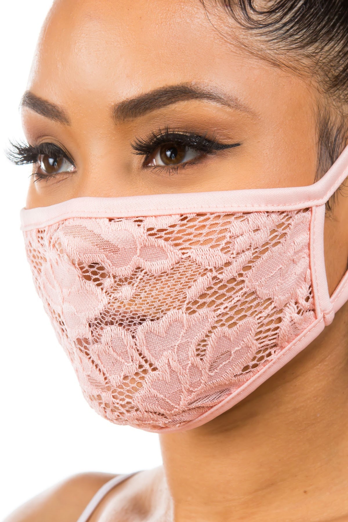 Floral Fishnet Sheer Face Mask One Layer See-through - Etsy