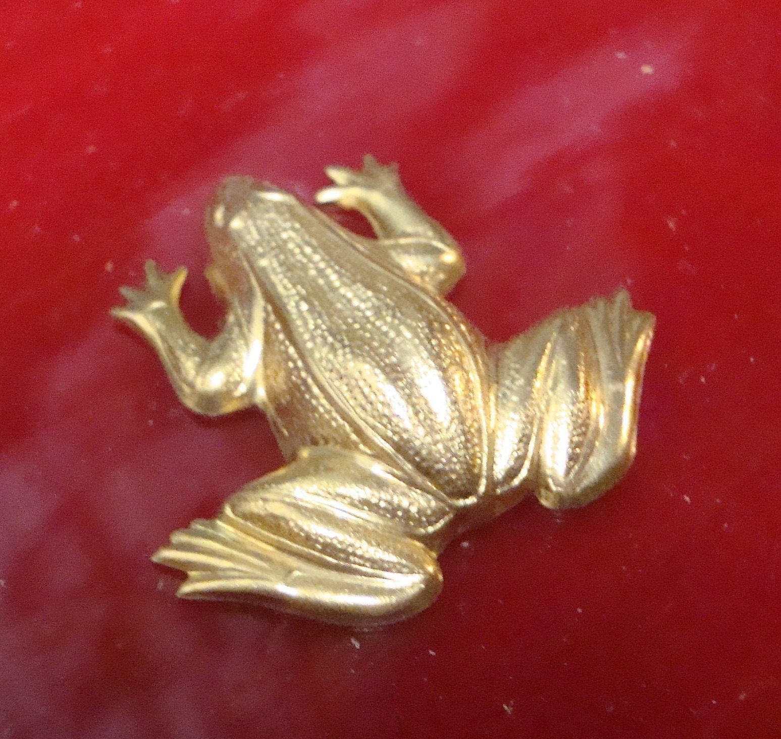 Frog Stamped Brass High Detail - Etsy