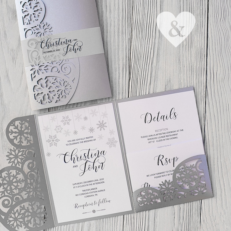 Folded Invitation - Etsy