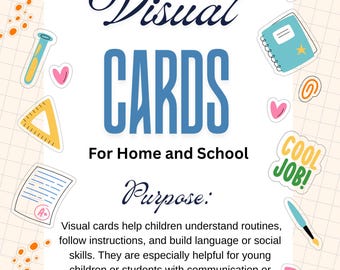 Visual Schedule Cards for School and Home | Printable Routine ...