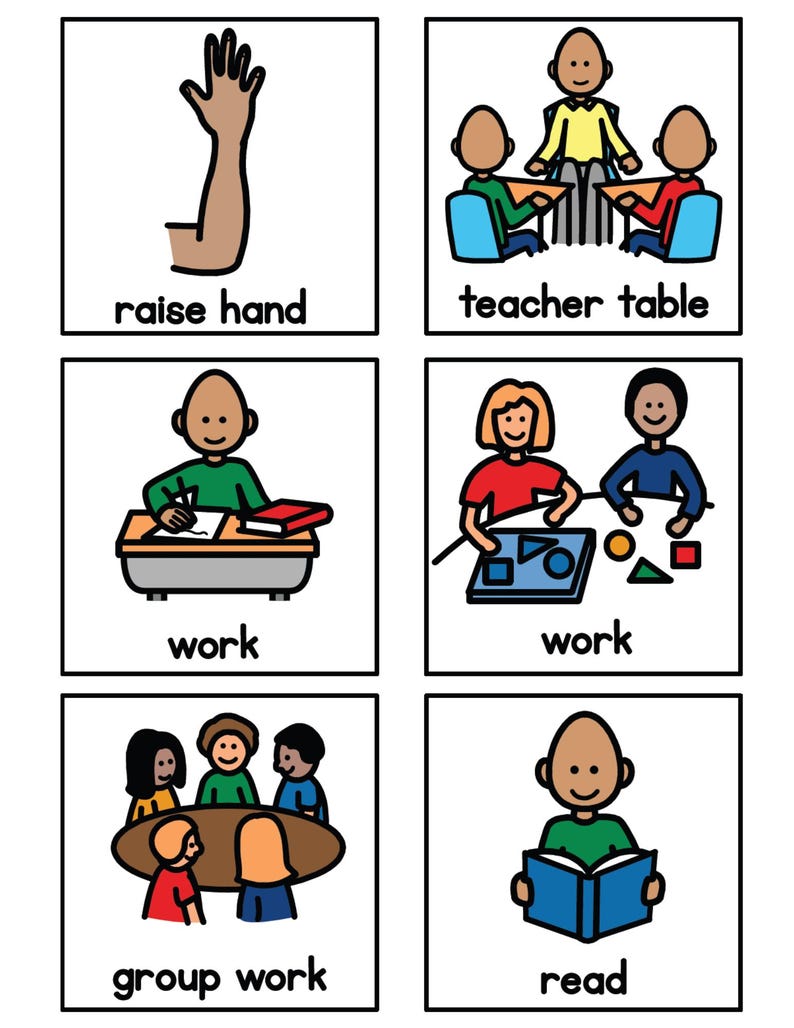 Visual Schedule Cards for School and Home | Printable Routine ...