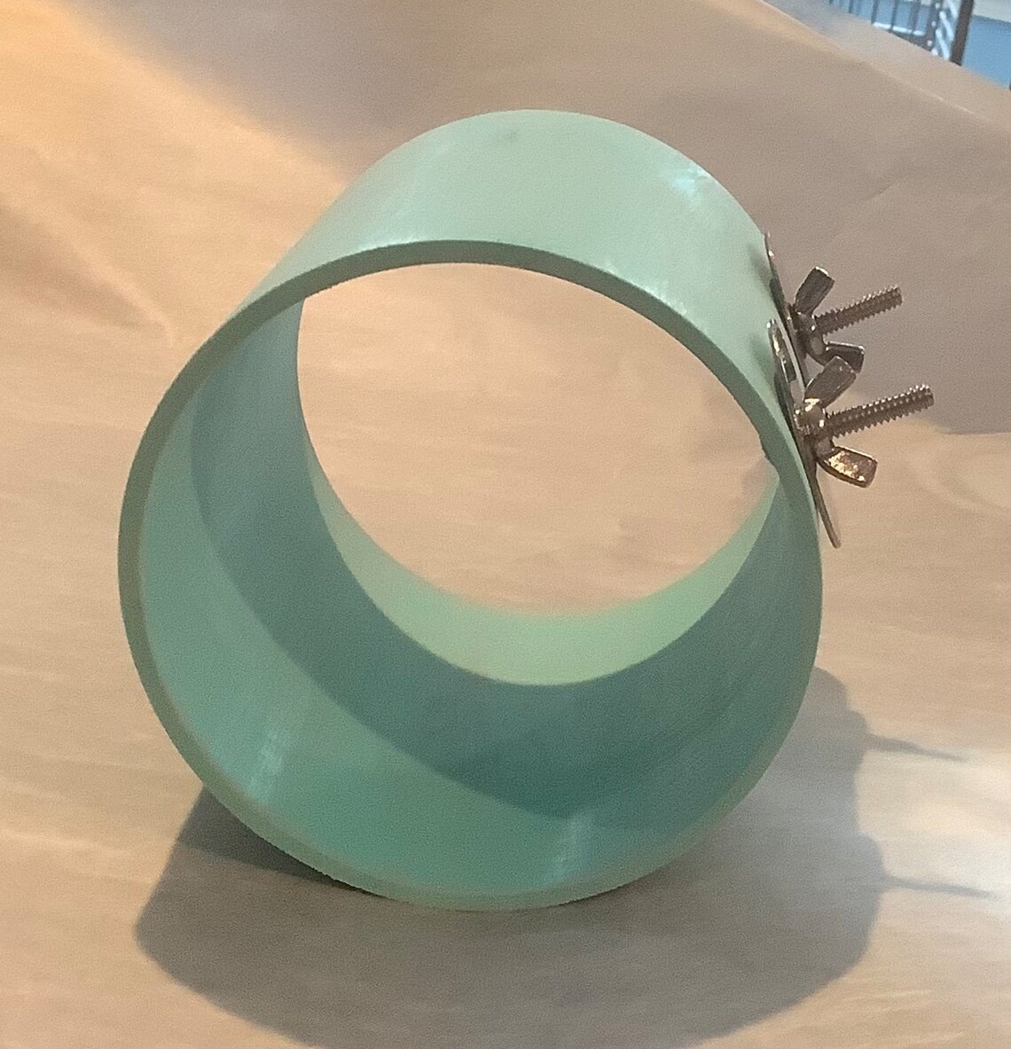 Parrot Bird Green PVC Bed Hut Tunnel Tube 4” Conure Caique Quaker ...