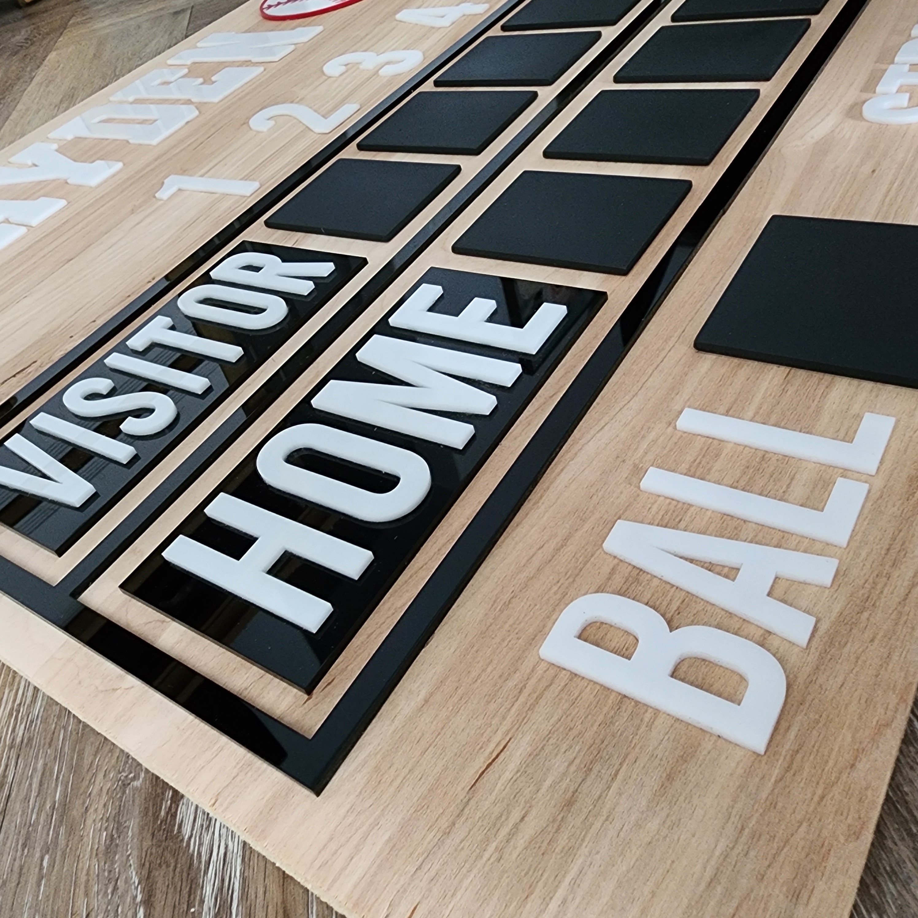 Personalized Baseball Scoreboard Sign - Etsy