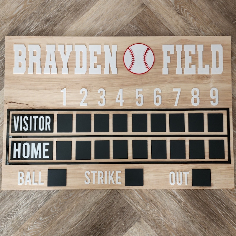 Baseball Scoreboard - Etsy