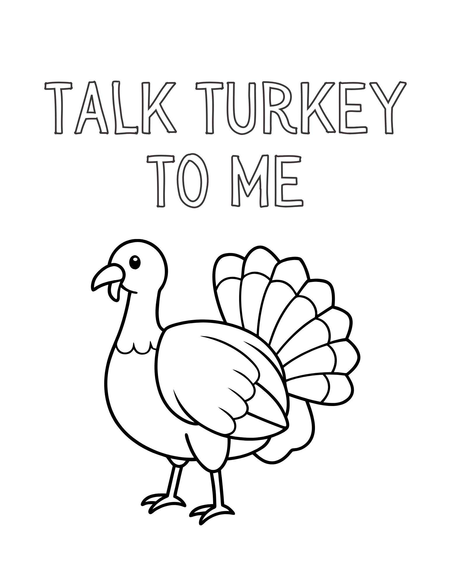 Thanksgiving Coloring Pages, Digital Download, Kids Coloring Pages PDF ...