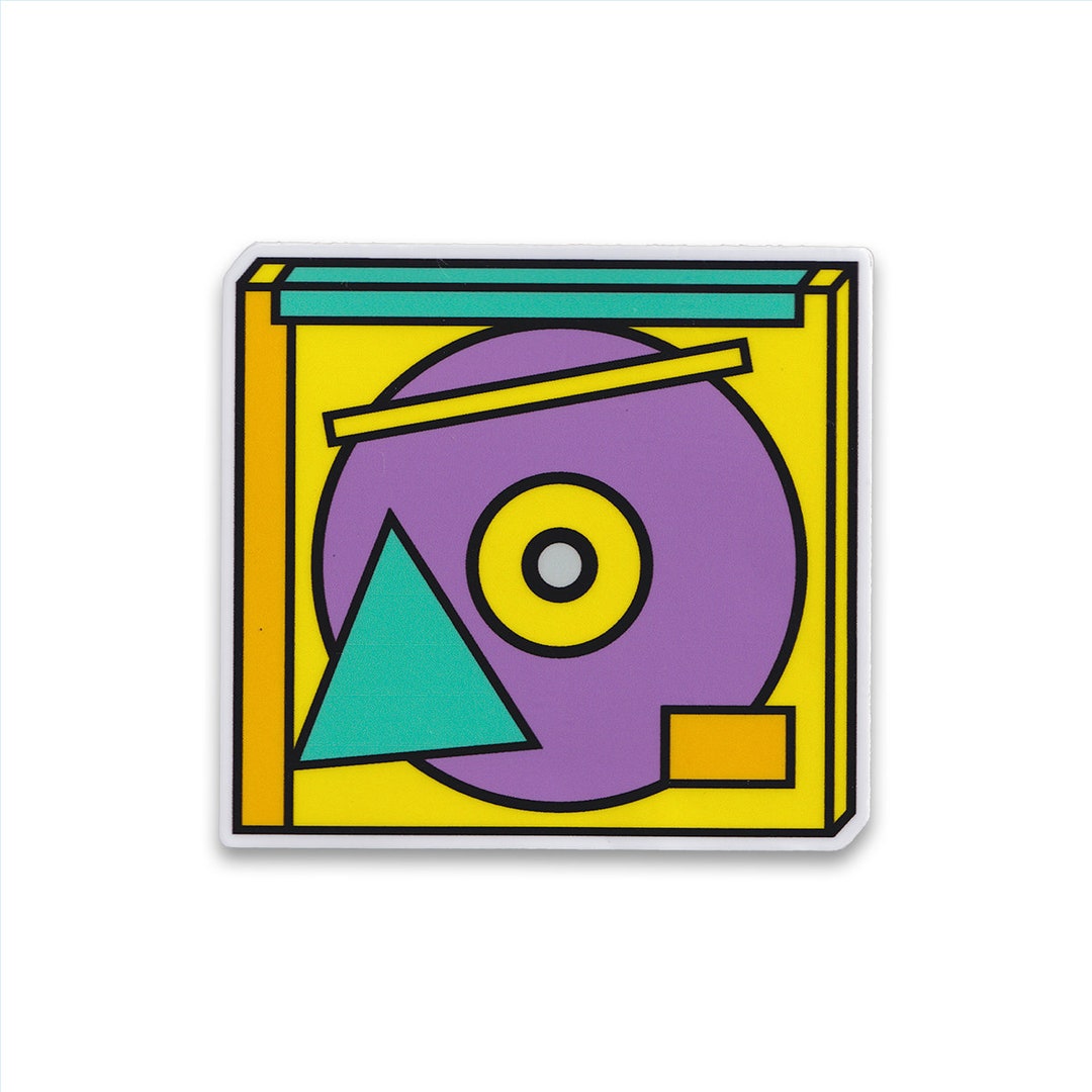 Premium 90s Nostalgia Compact Disc Sticker - Etsy