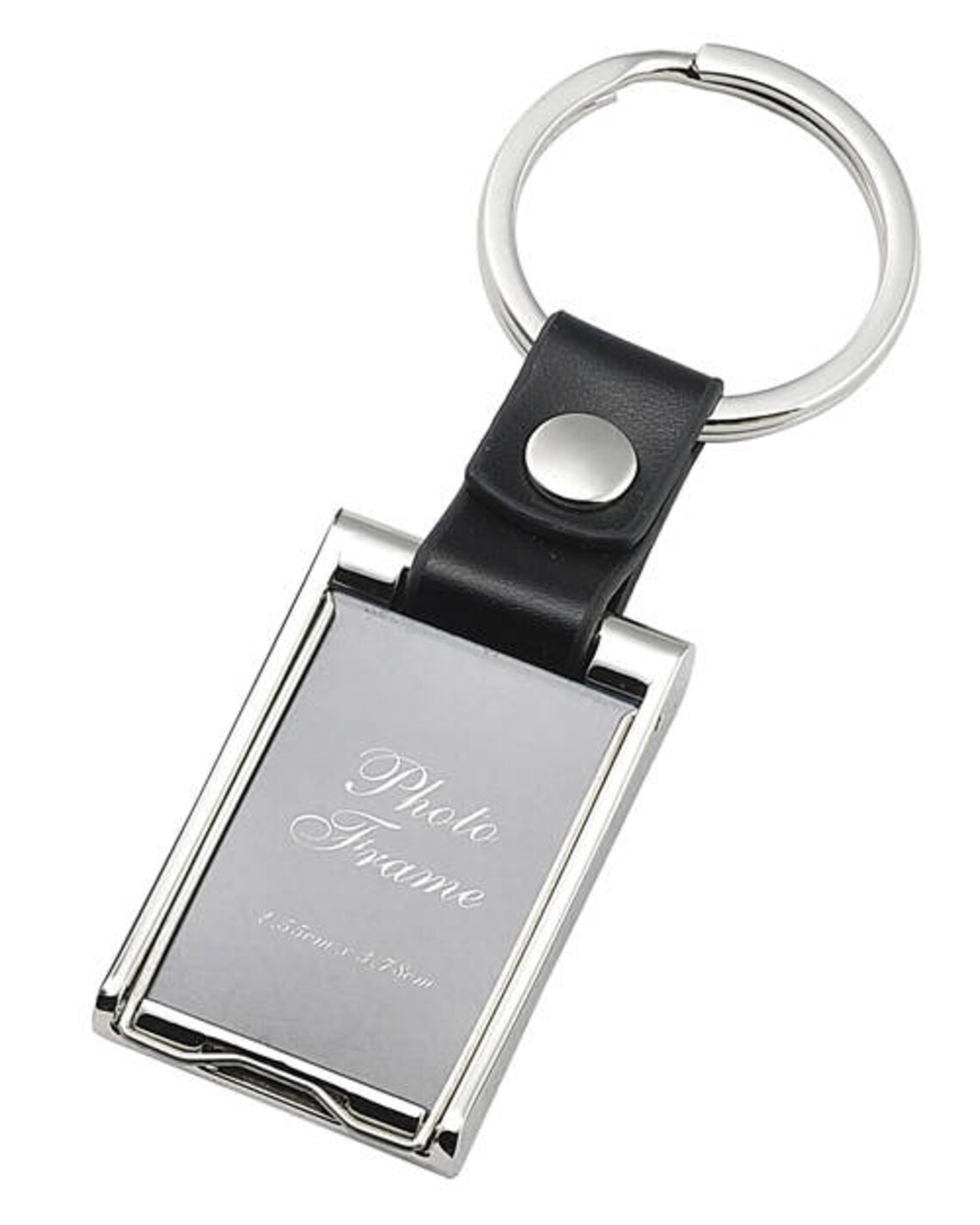 Free Engraved Personalized Custom Keychain Silver With Frame - Etsy