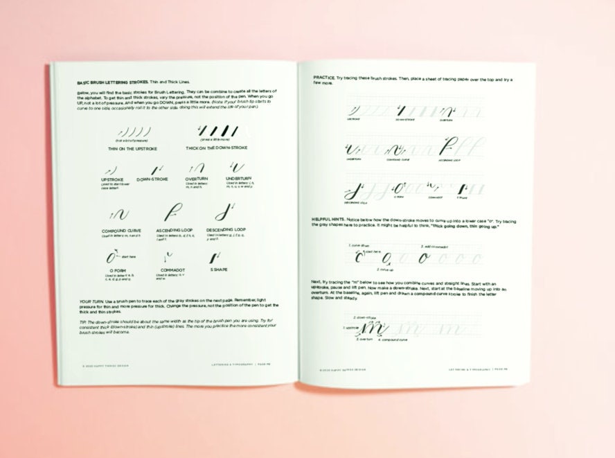 Lettering and Typography a Beginner's Guide to Drawing Fancy Letters ...