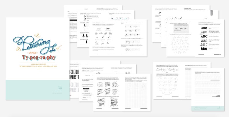 Lettering and Typography a Beginner's Guide to Drawing Fancy Letters ...