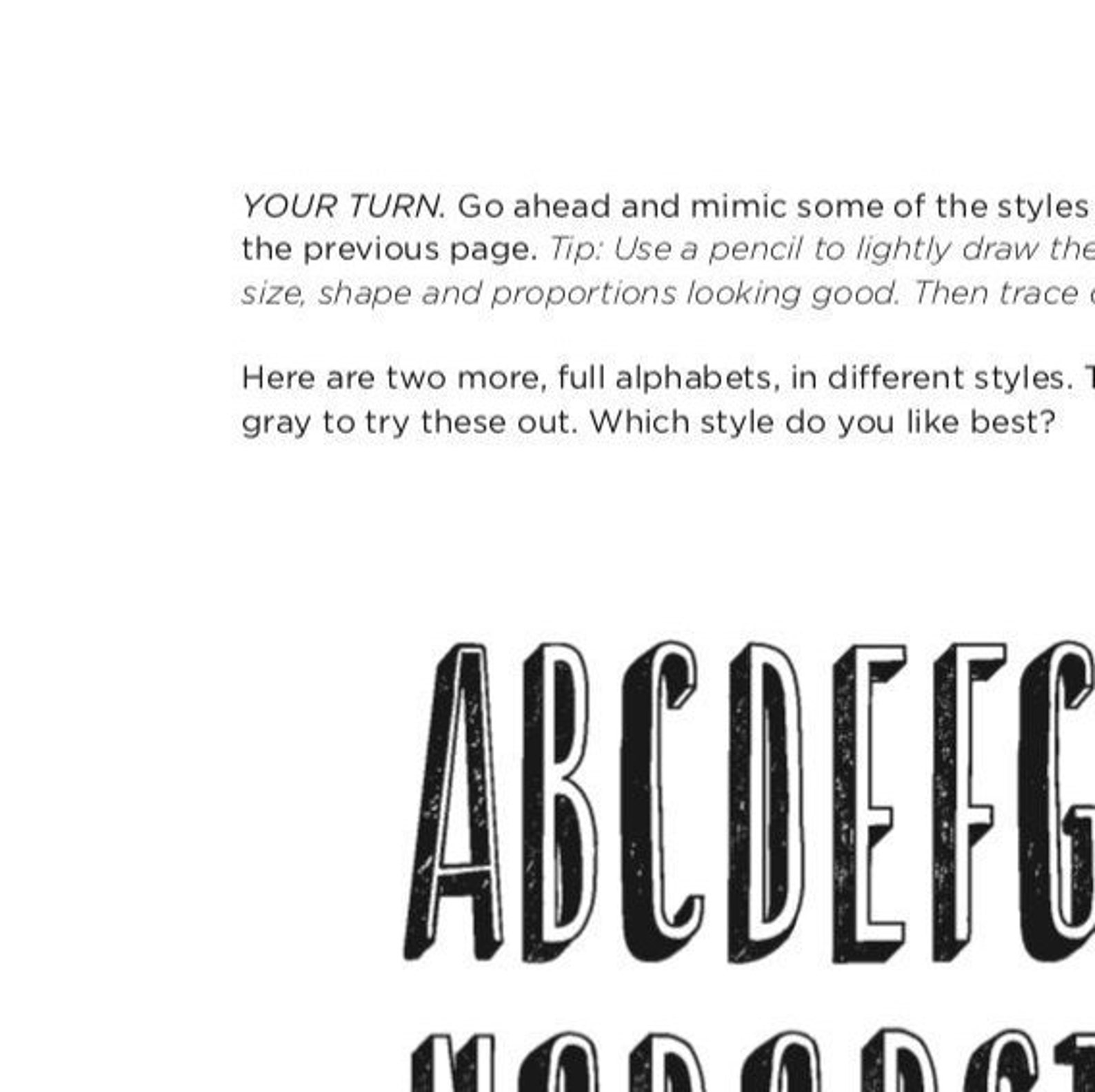 Lettering and Typography a Beginner's Guide to Drawing Fancy Letters ...