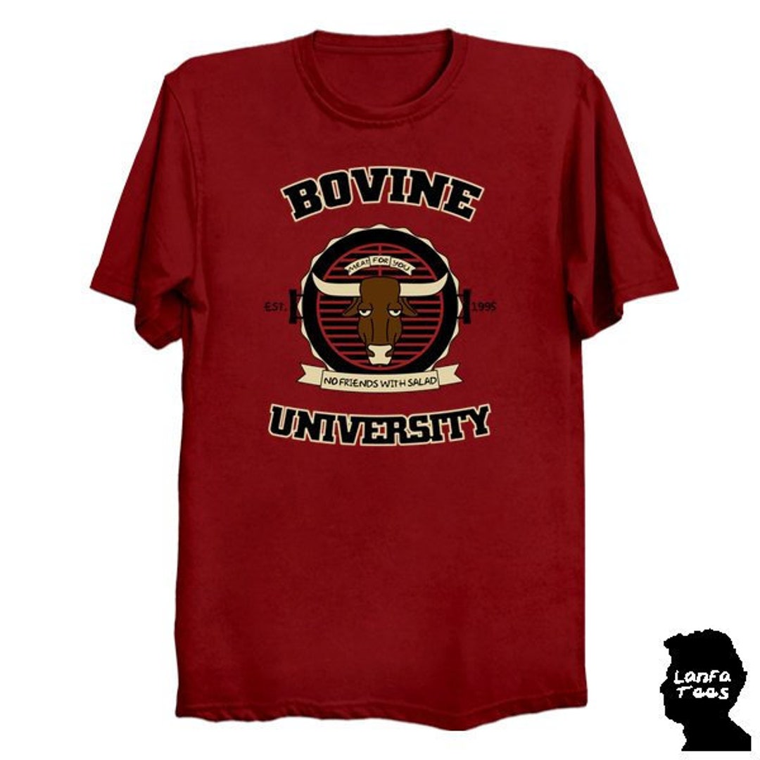 Bovine University T-Shirt | Unisex - Women - Kids | The Simpsons Tee ...