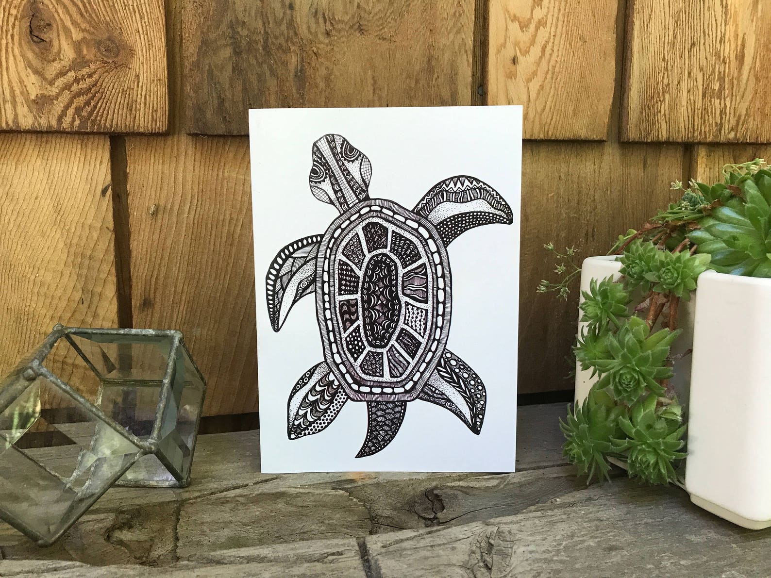 Turtle Print, Zentangle, Turtle Drawing, Art Prints, Black and White ...