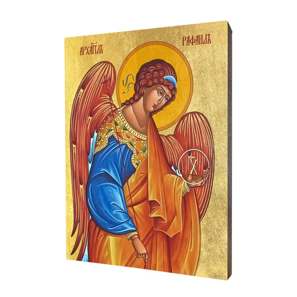 Archangel Raphael Icon - Etsy