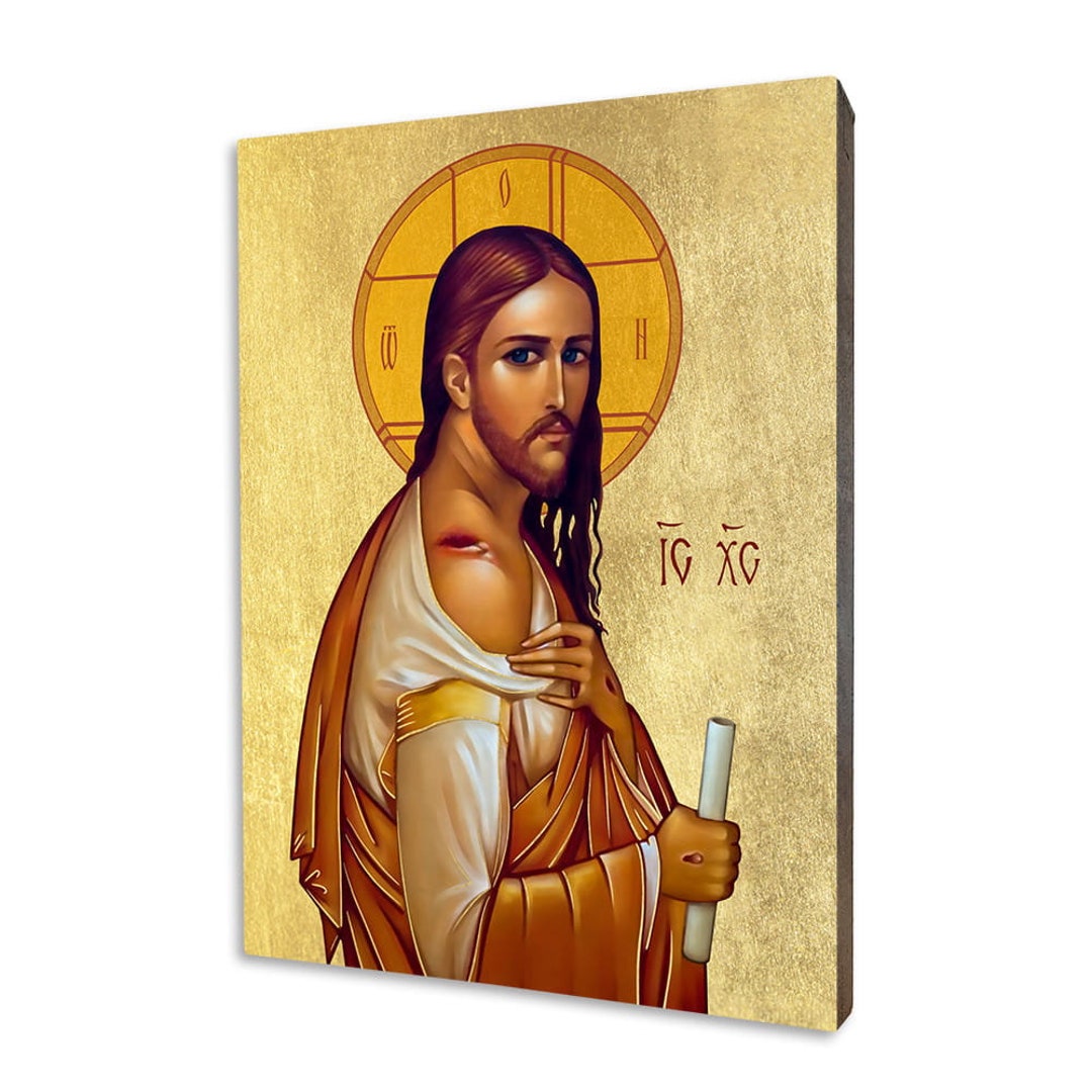 Jesus Christ With the Sacred Wound of the Shoulder Religious Icon - a ...