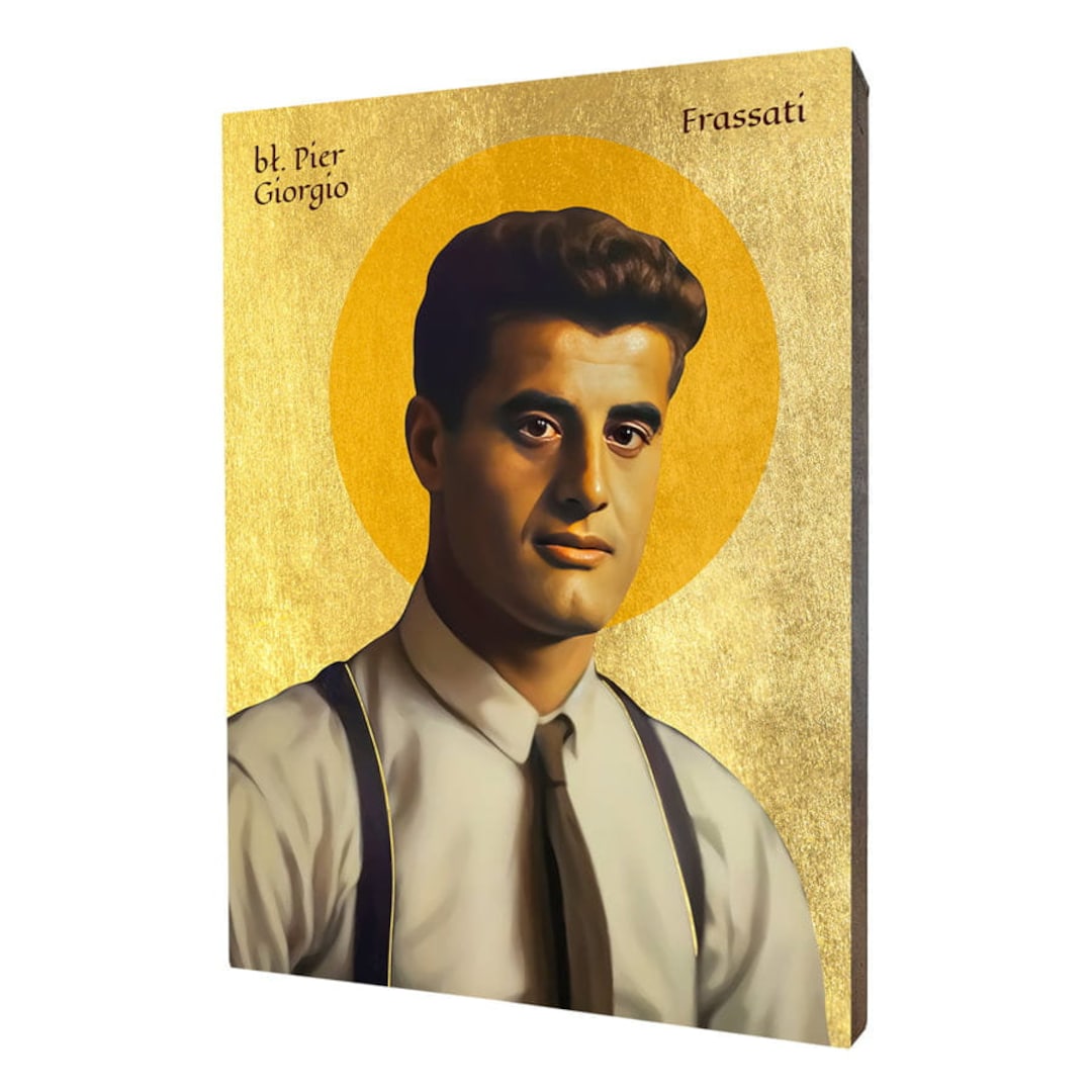 Blessed Pier Giorgio Frassati Icon - a Religious Gift, Handmade ...