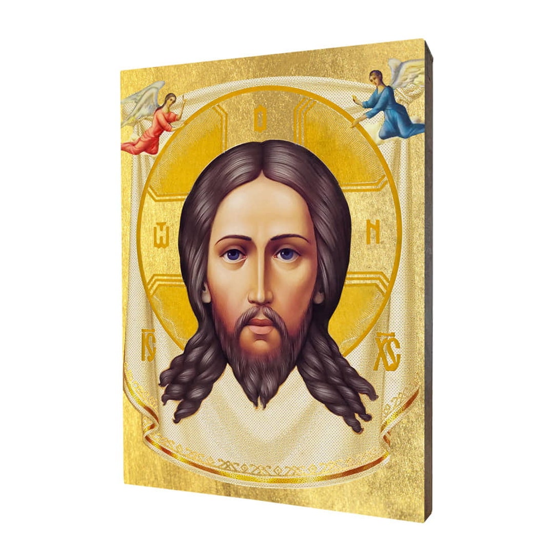 Mandillion - a Religious Gift, Handmade Religious Wood Icon, Gilded ...
