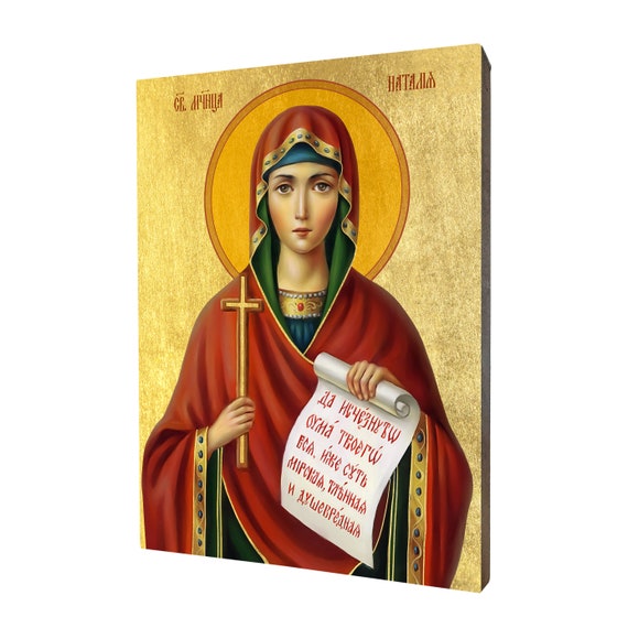 Icon of Saint Natalie a Religious Gift Handmade Religious - Etsy