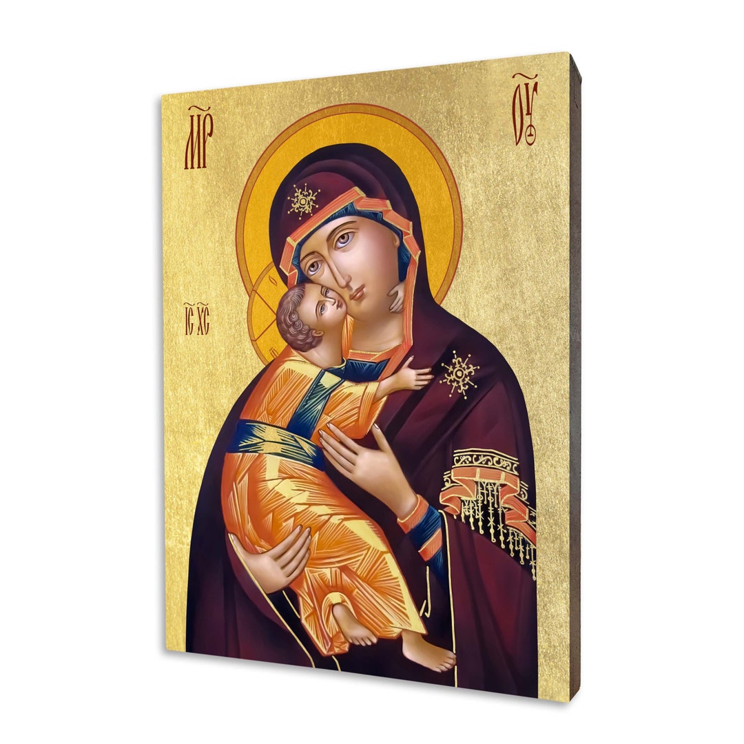 Our Lady of Tenderness Religious Icon a Religious Gift, Handmade ...