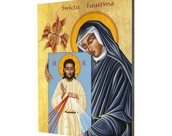 Saint Faustina Icon - Etsy