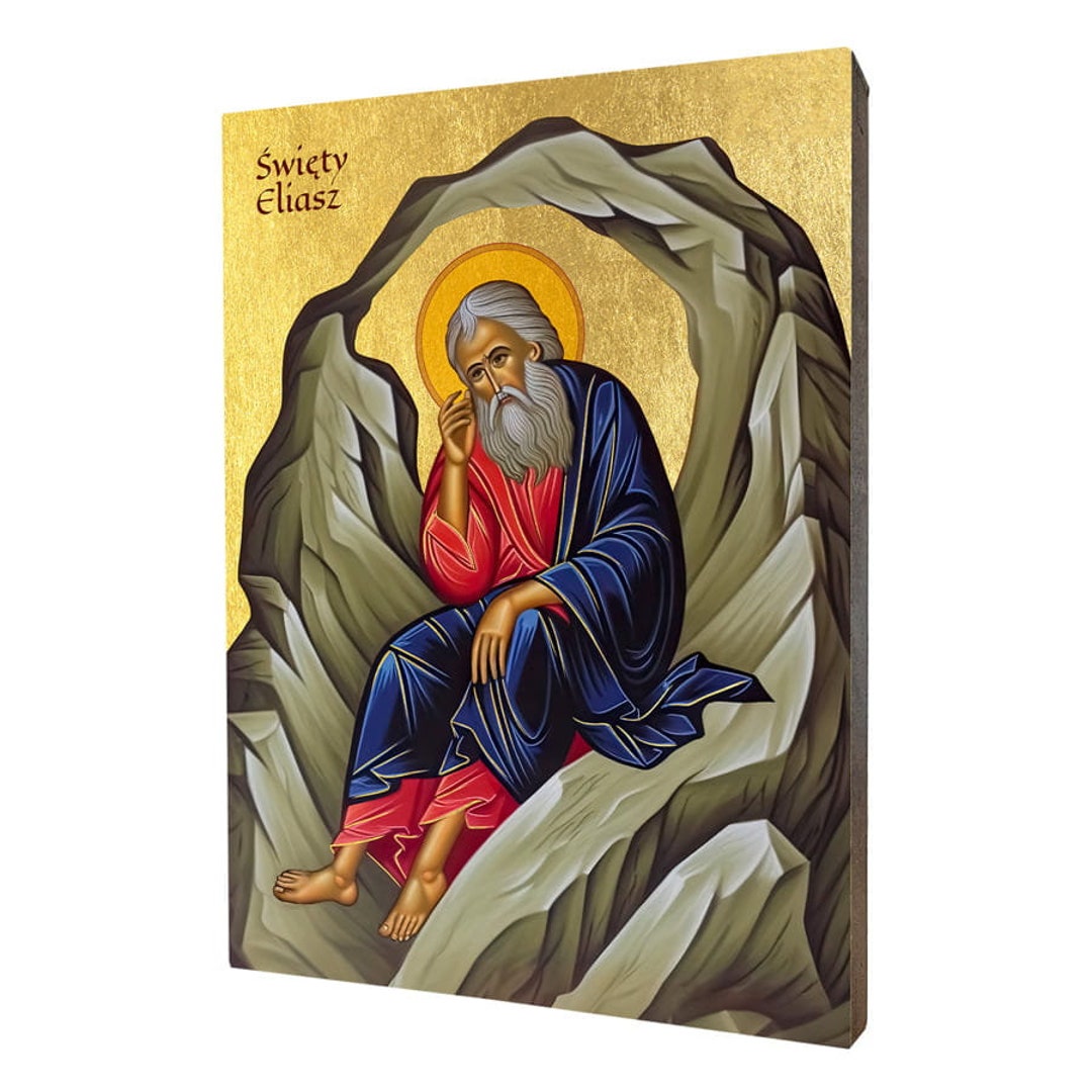 St. Elijah Icon - a Religious Gift, Handmade Religious Wood Icon ...