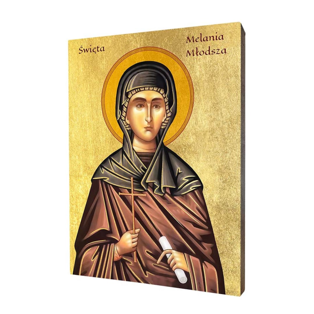 Saint Melania the Younger Icon: Handmade Gilded Religious Gift - Etsy