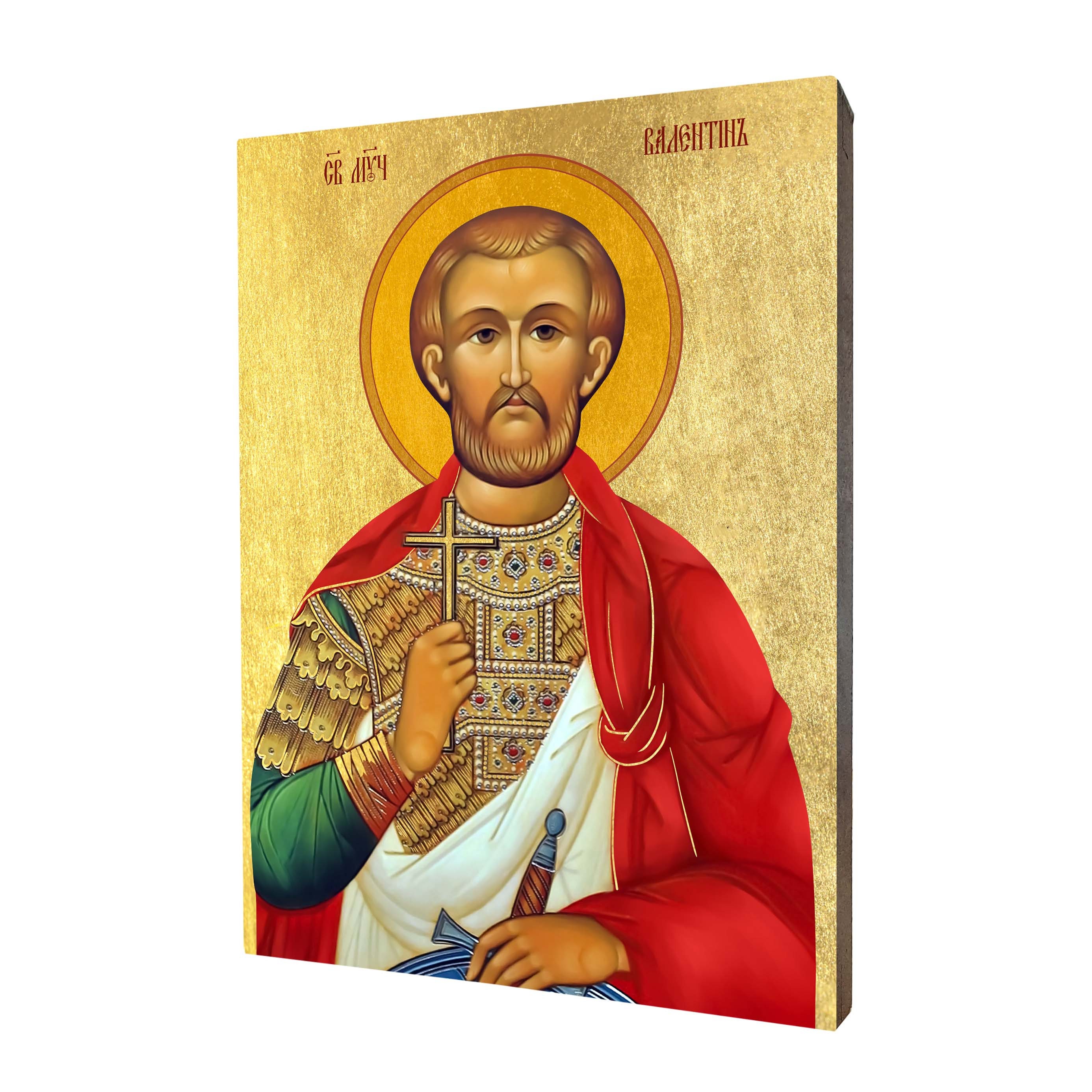 Handmade Saint Valentine Icon: Gilded Religious Gift - Etsy